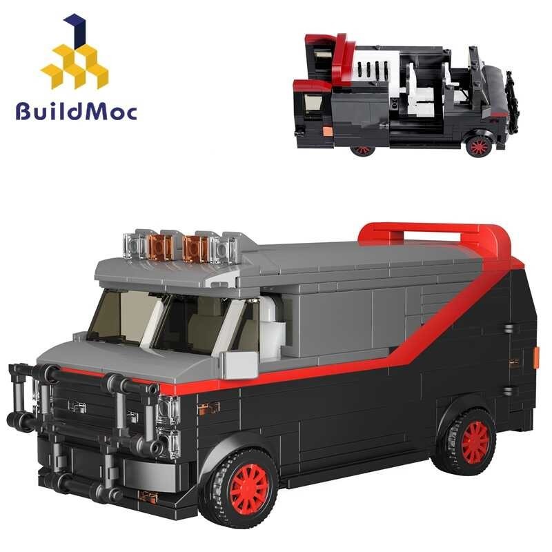 Technical Buildmoc A-Team Van SWAT Team Truck High-Tech 454Pcs Bricks ...