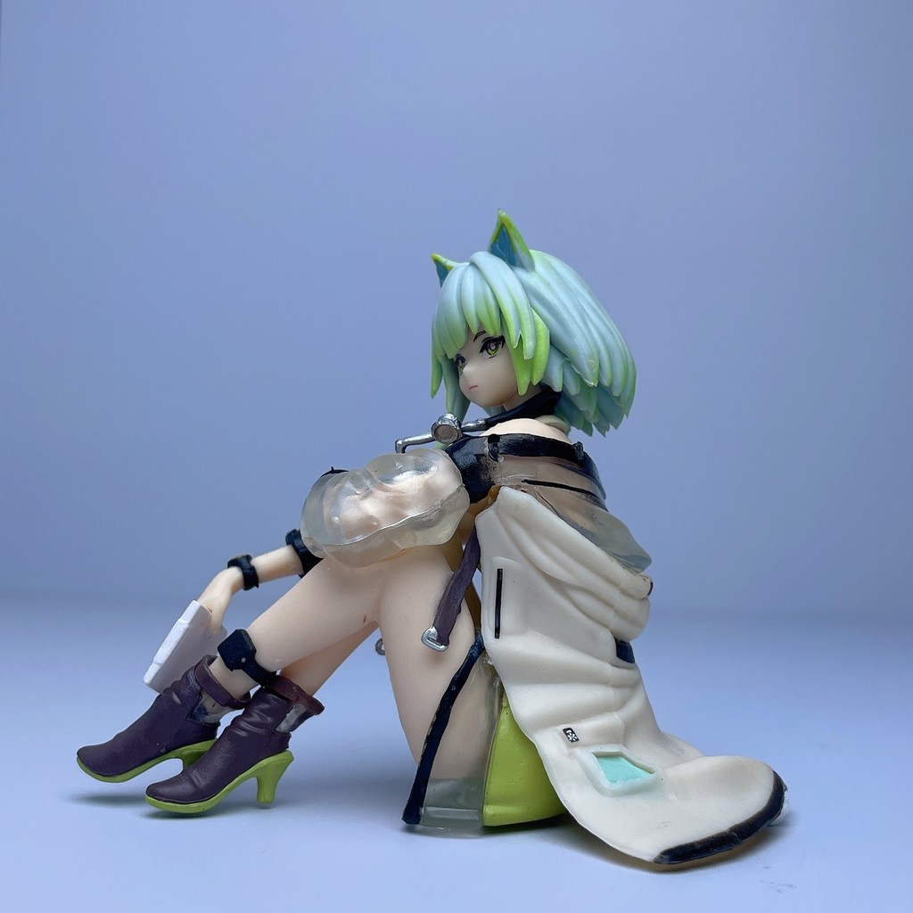 Eye-catching Tomorrow's Ark Kelsey Pvc Figure Sitting Pose Anime ...
