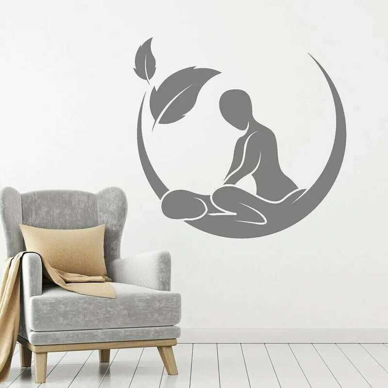 Salon Massage Sign Vinyl Wall Window Decal Spa Beauty Health Therapy ...
