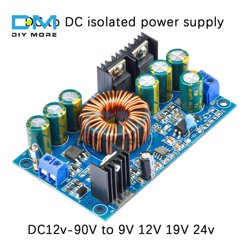 Isolation Dc-Dc Step Down Supply Board 12V-90V To 9V 12V 19V 24V 4A ...