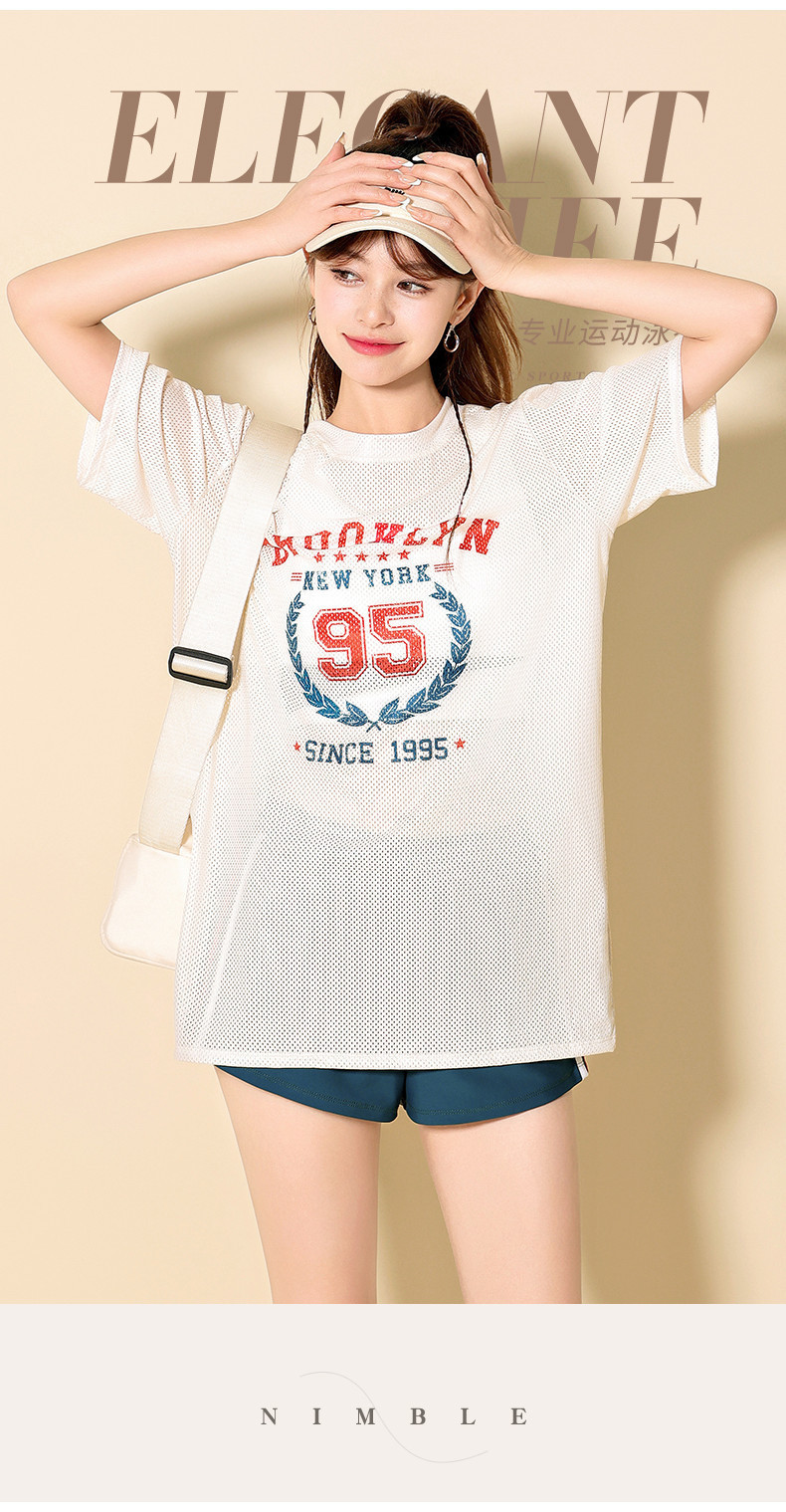 YUKE Swimming Suit Woman Fashion 3 Piece Set Swimsuit Swimming Pool Sun Protection Swimwear ...