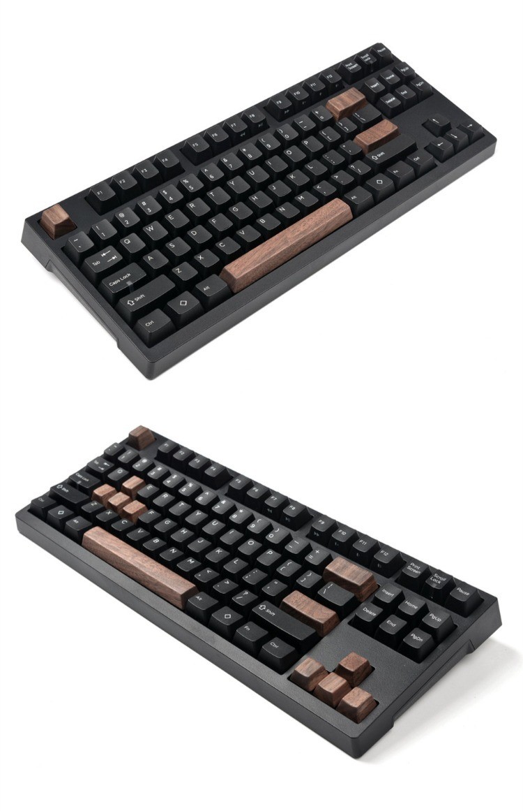 Keycap Customization Space Keycap Enter Solid Wood WASD Wooden ...