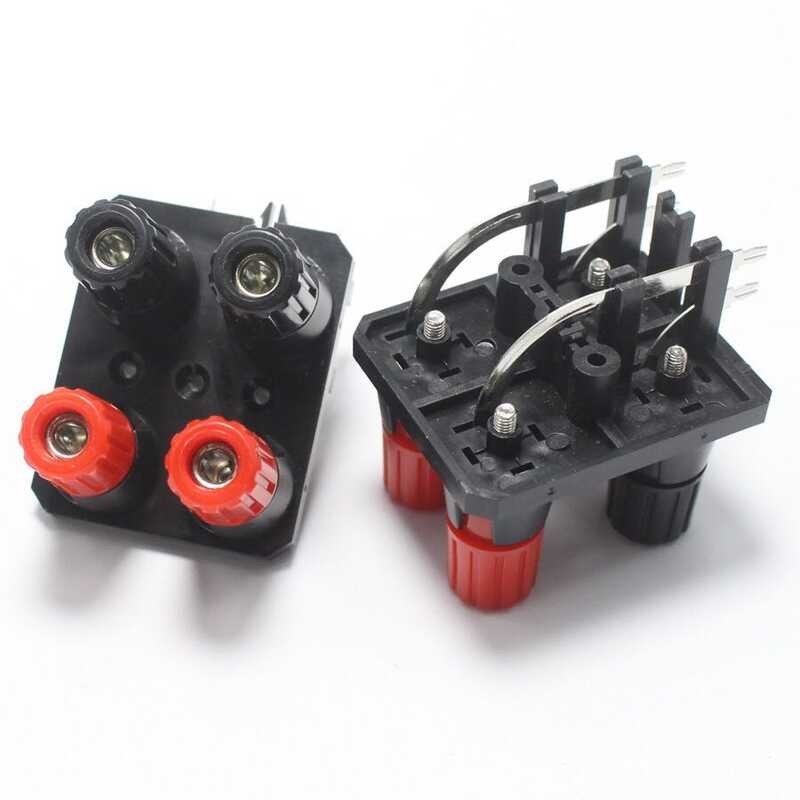 Bent foot apat na digit audio amplifier terminal, WP4-10A external ...