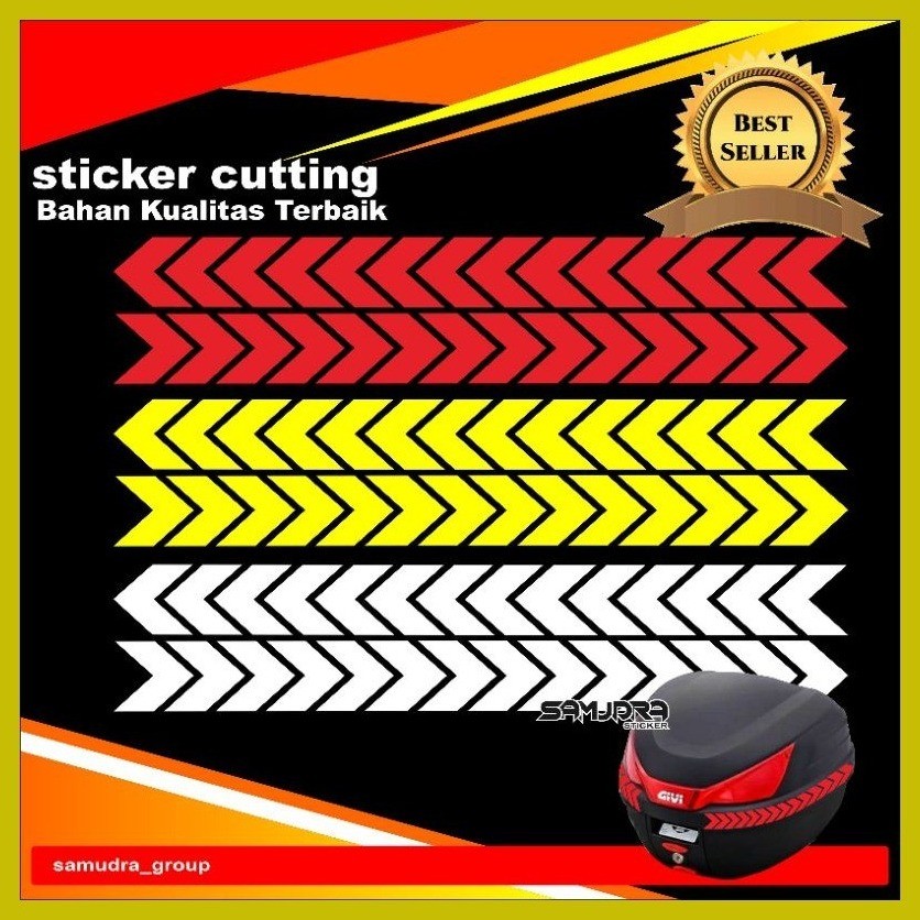 KAPPA Givi reflective cappa cutting box Sticker lights up | Shopee ...