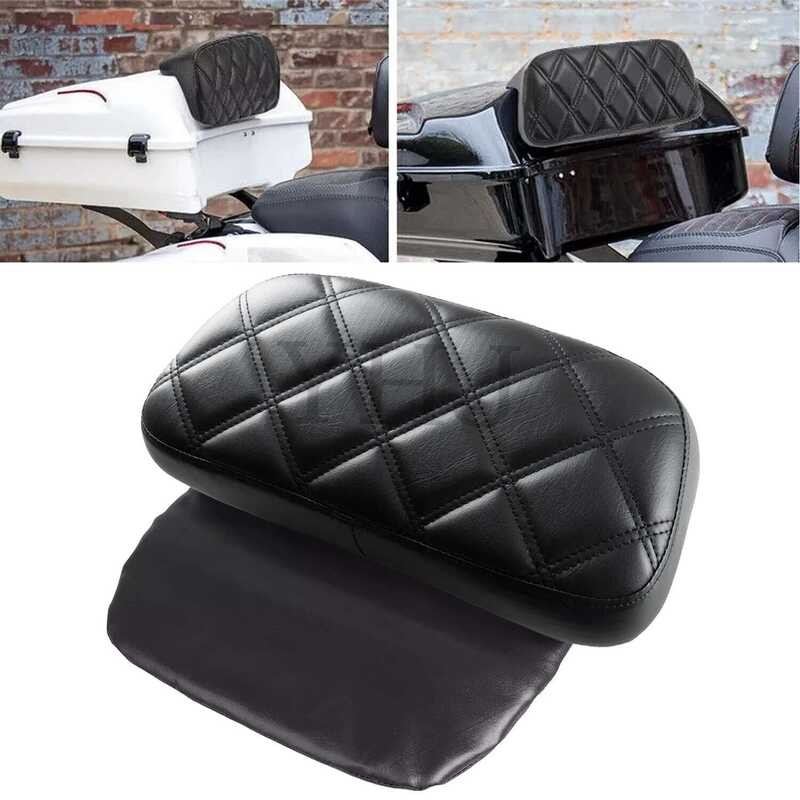 Razor Motorcycle Chopped Tour Pak Pack Trunk Backrest Pad Black For ...