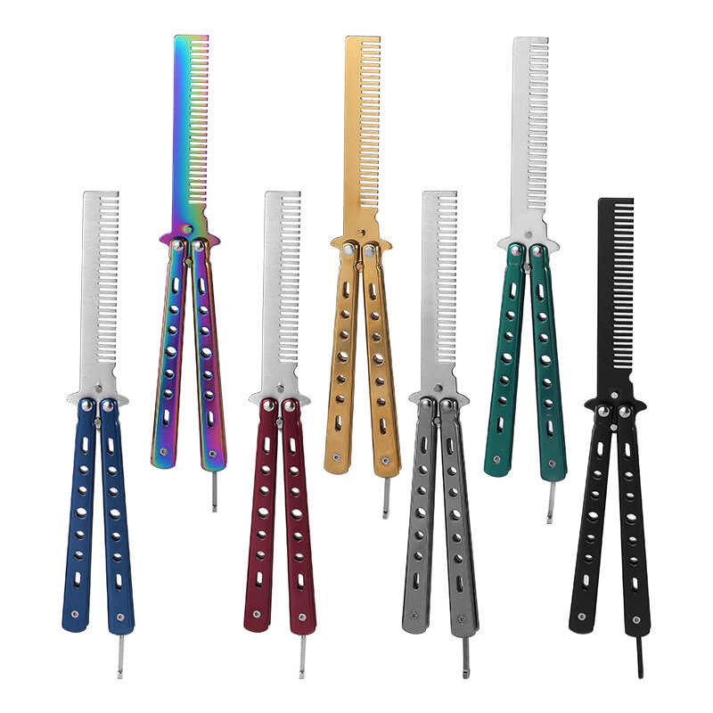 Practice COGS Game Comb Uncut Butterfly Knife Butterfly Comb Practice ...