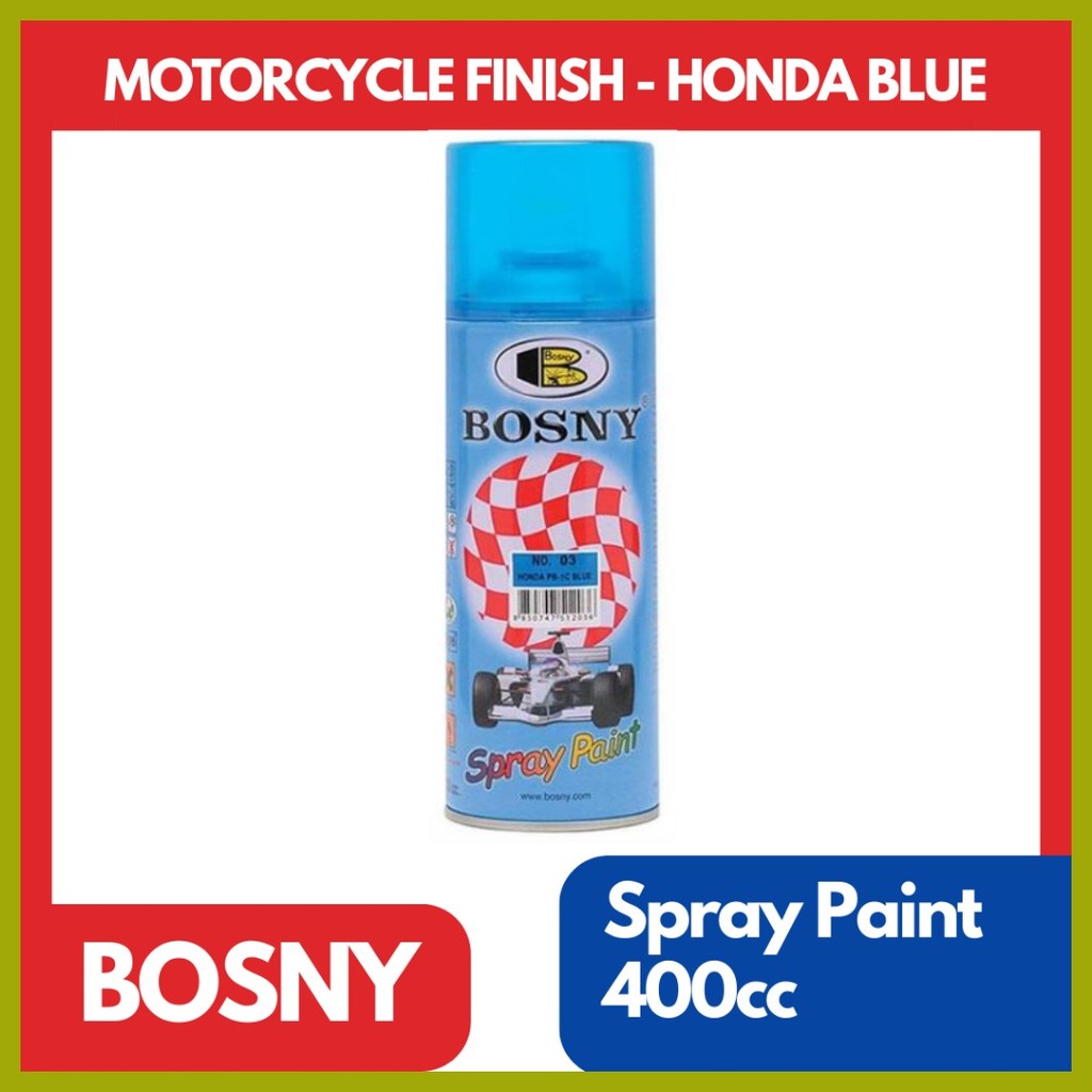 ⌚ Bosny Candy Tone Motorcycle Finish Spray Paint 400cc | Shopee Philippines