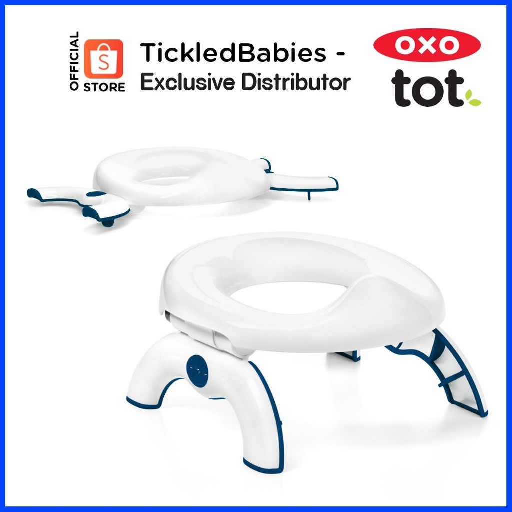→ ∱ ∫ OXO Tot 2-In-1 Go Potty [ oxotot trainer baby toddler kids foldable toilet seat training ...