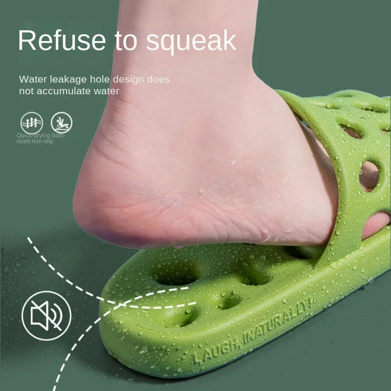 Bathroom Shower Slipper Non-Slip Indoor Slippers Beach Slippers Quick ...