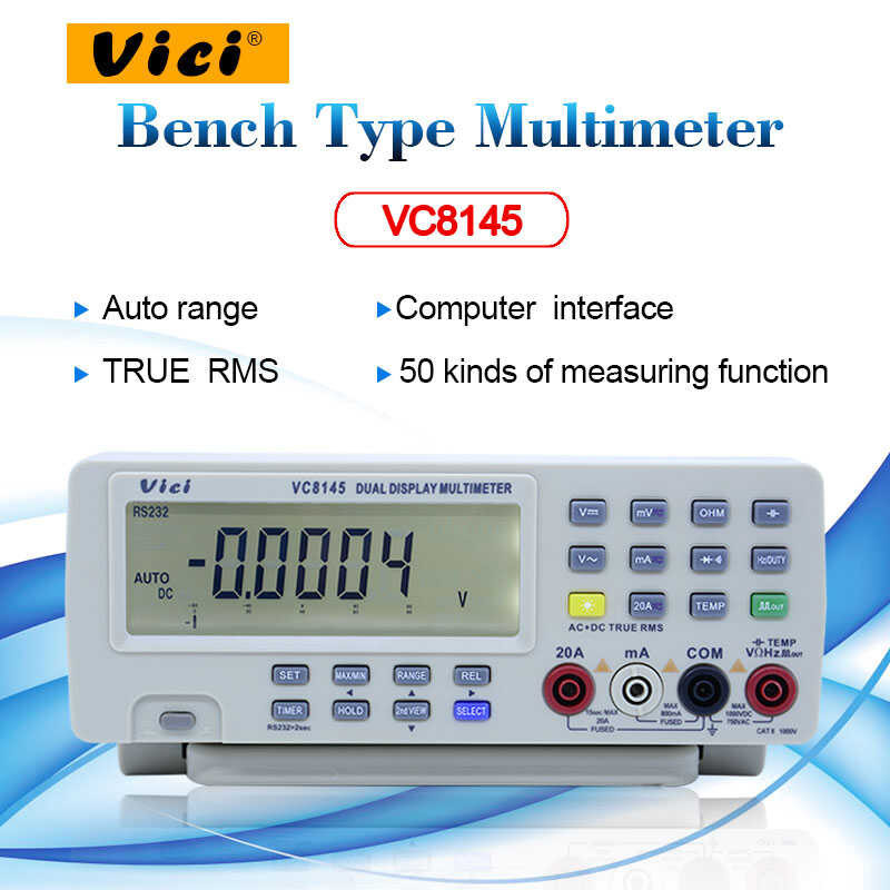 유 Vichy VICI Multimeter Vc8145 80000 Word Multi-Function Computer ...
