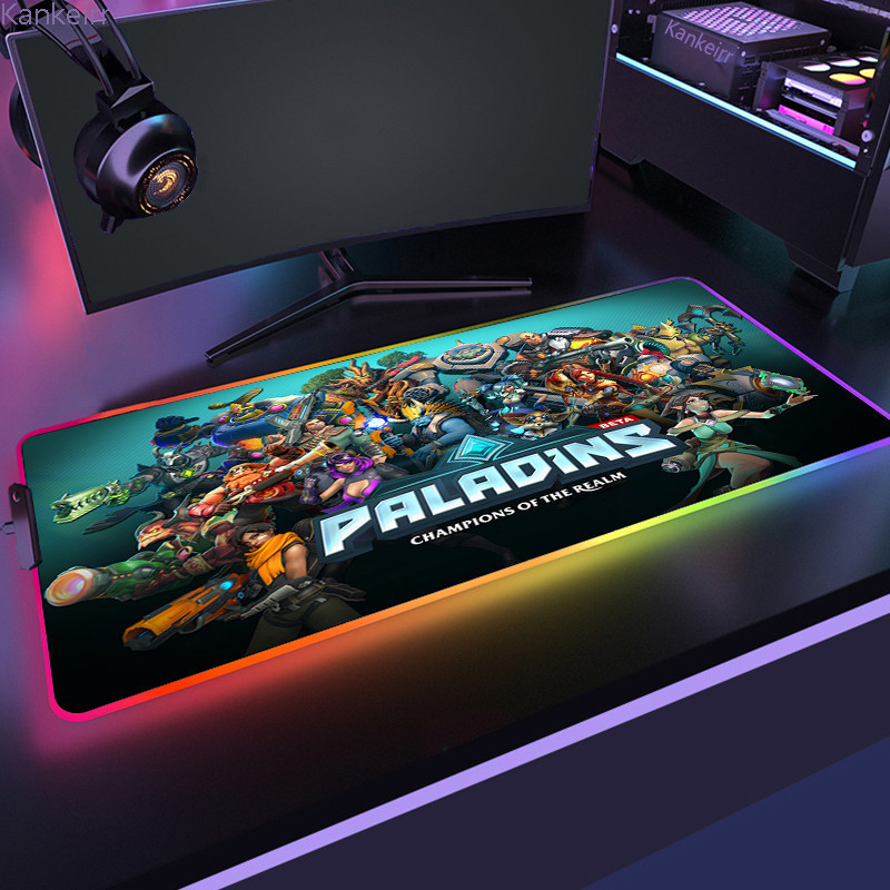 RGB Large P-Paladinss Mouse Pad Gaming Mousepads LED Mouse Mat Gamer ...