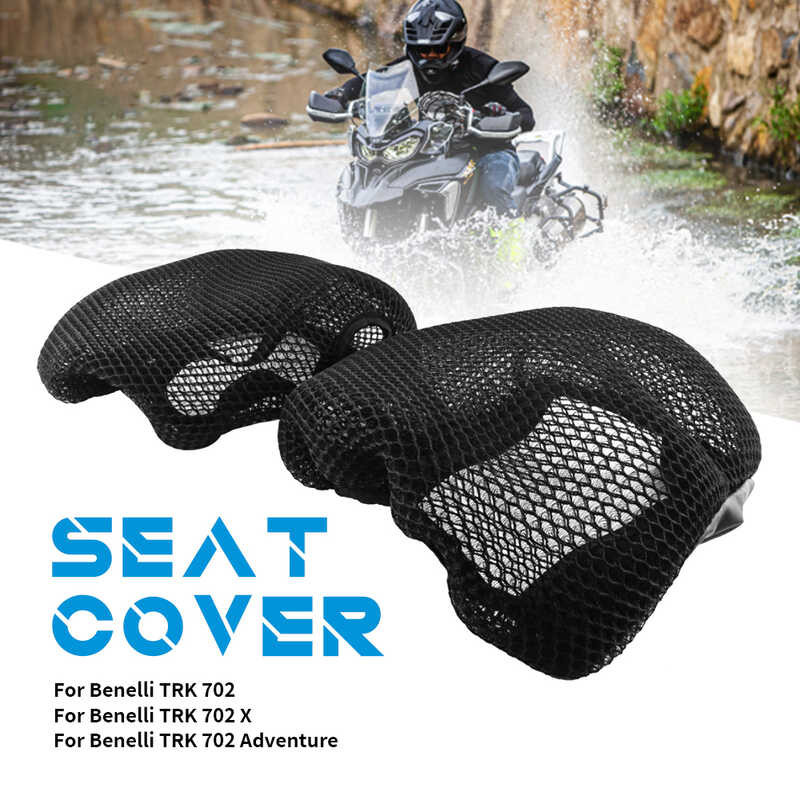 Motorcycle Anti-Slip 3D Mesh Fabric Seat Cover Breathable Waterproof ...