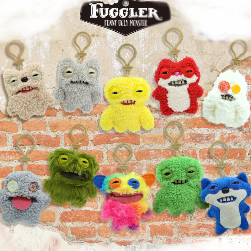 Fuggler Tooth Monster Keychain Ugly Adorable Creature Soft Kids Plush ...