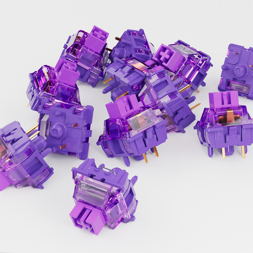 MMD MD Lavender Purple Pro Switches 5 Pin 40gf Tactile Switch Dustproof ...