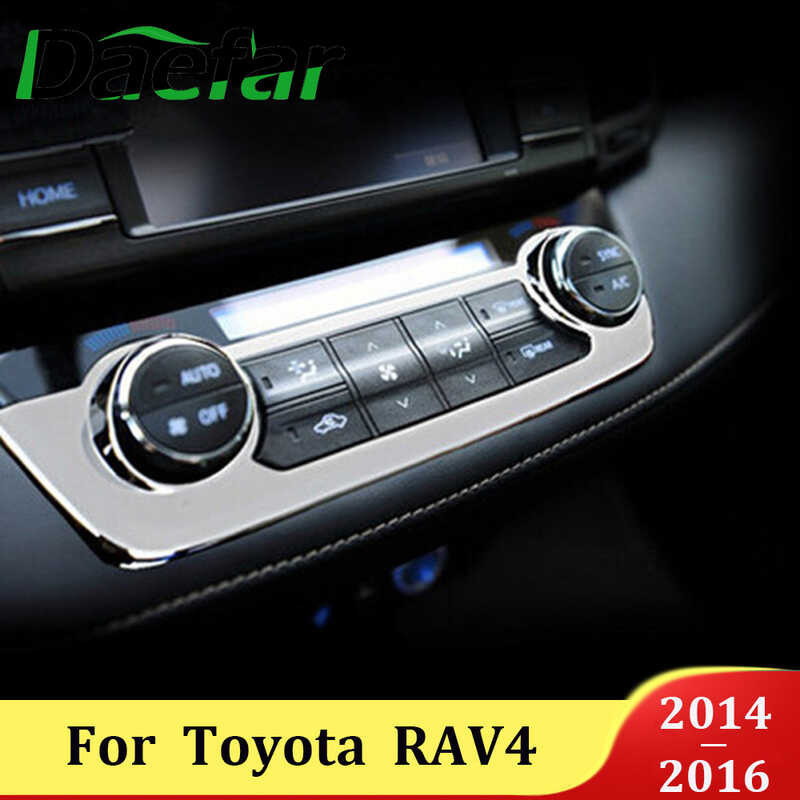 Para sa Toyota RAV4 2013 2014 2015 2016 2017 2018 Chrome Center Console ...