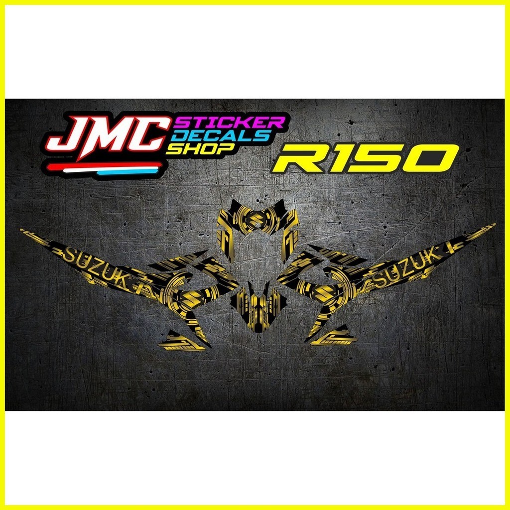 ۞ RAIDER 150 CARB FULL DECALS PRINTED LAMINATED QUALITY STICKER (1ST ...