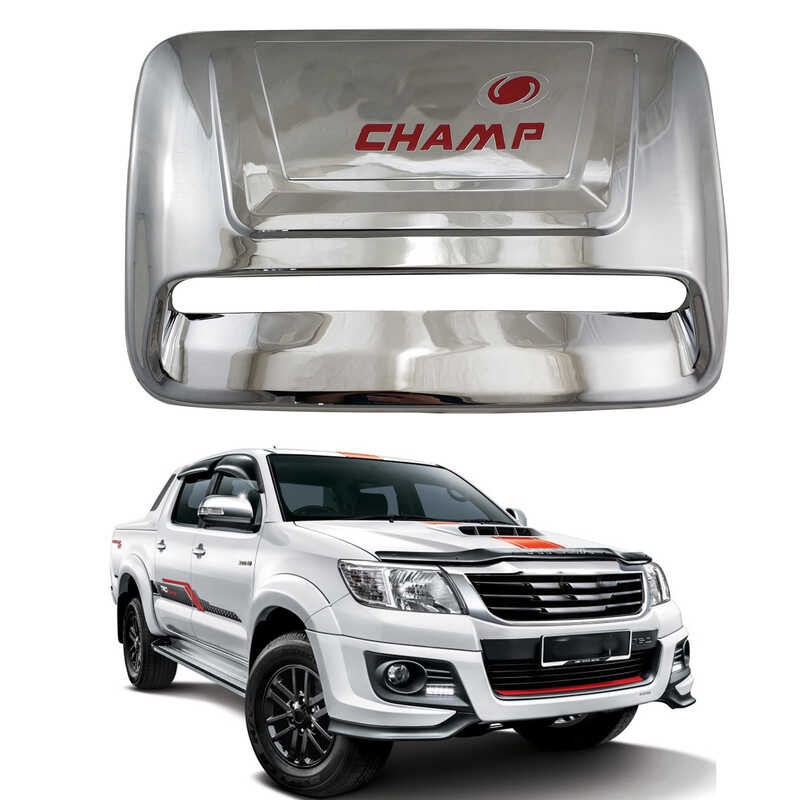 Red Font Bagong Na Bahagi Ng Kotse Car Accessories ABS Chrome Bonnet ...