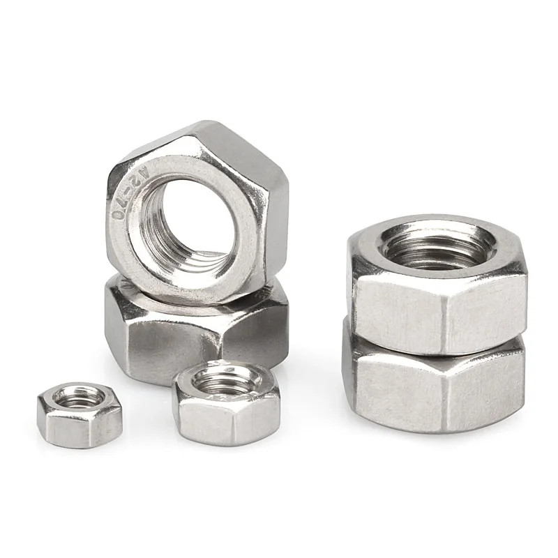 UNC Hexagon Nut 4#-40 6#-32 8#-32 10#-24 12#-24 1/4-20~3/4-16 304 ...