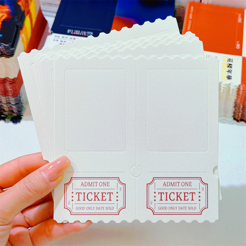 Diy Homemade TICKET Retro Light Shadow Reversing Film Commemorative ...