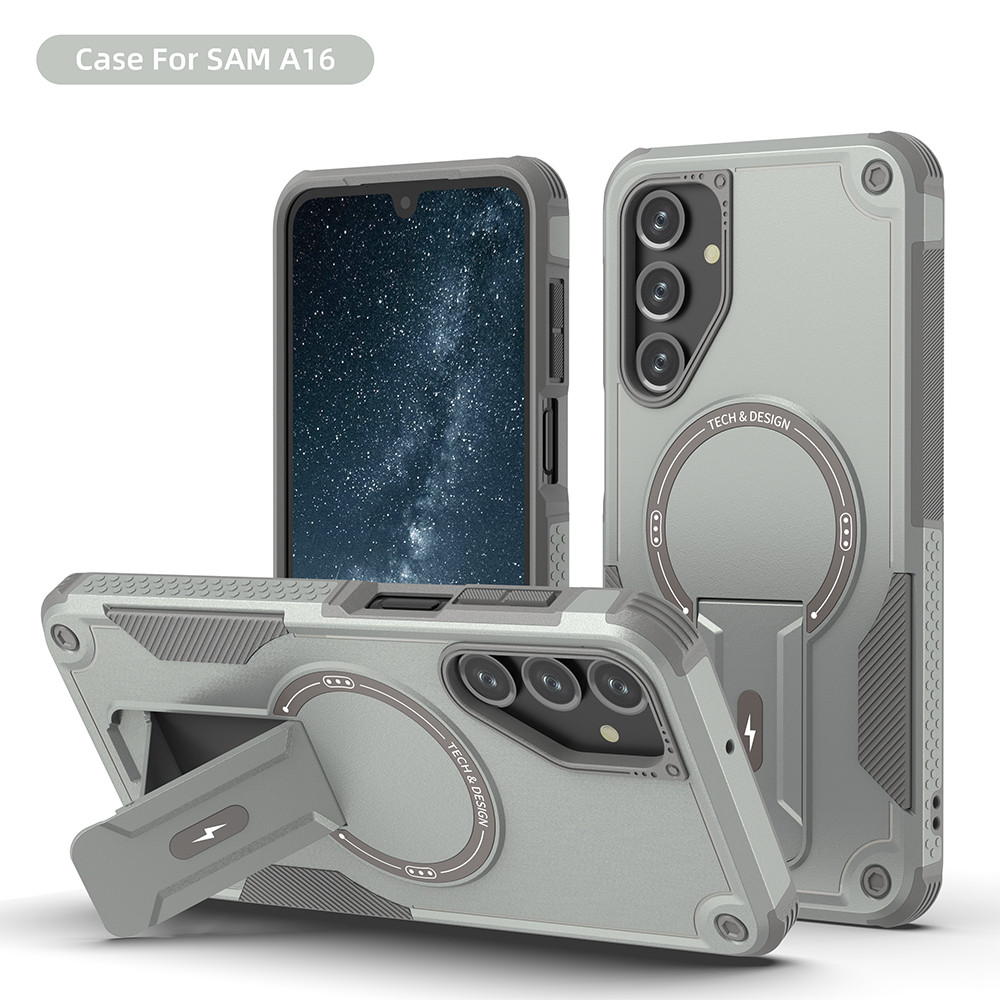 Lenuo Folding Stand Magnetic Circle Phone Case For Samsung Galaxy A56 A36 A16 A06 A55 A35 A15 ...