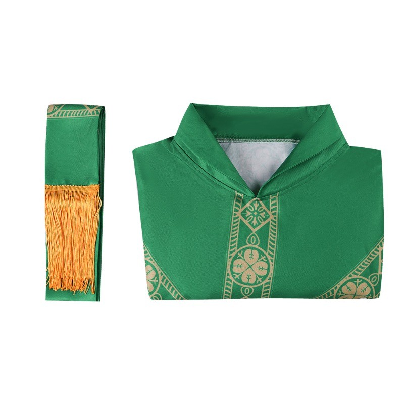 Priest Celebrant Chasuble Costume Catholic Church Father Mass Vestments ...