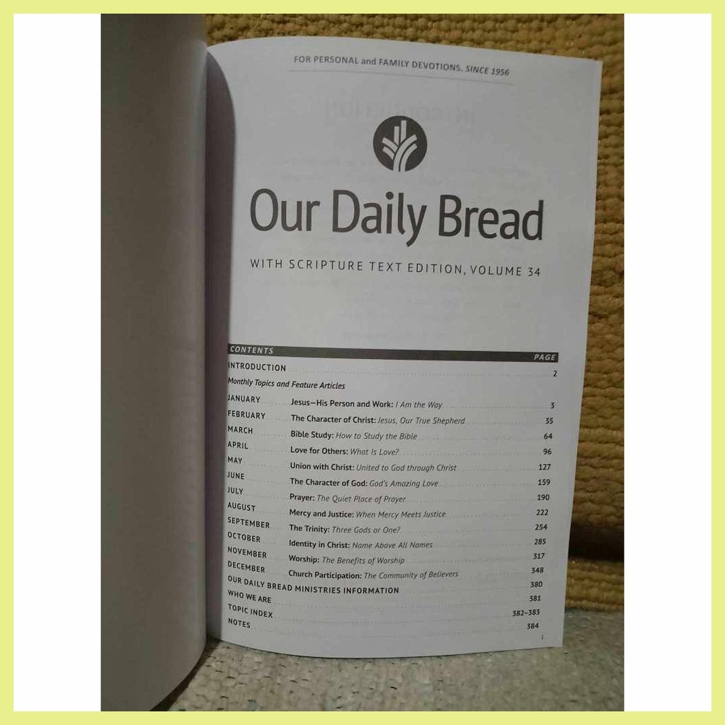 ∦ ﹊ Our Daily Bread with Scripture Text Edition Volume 34 (2025 ...