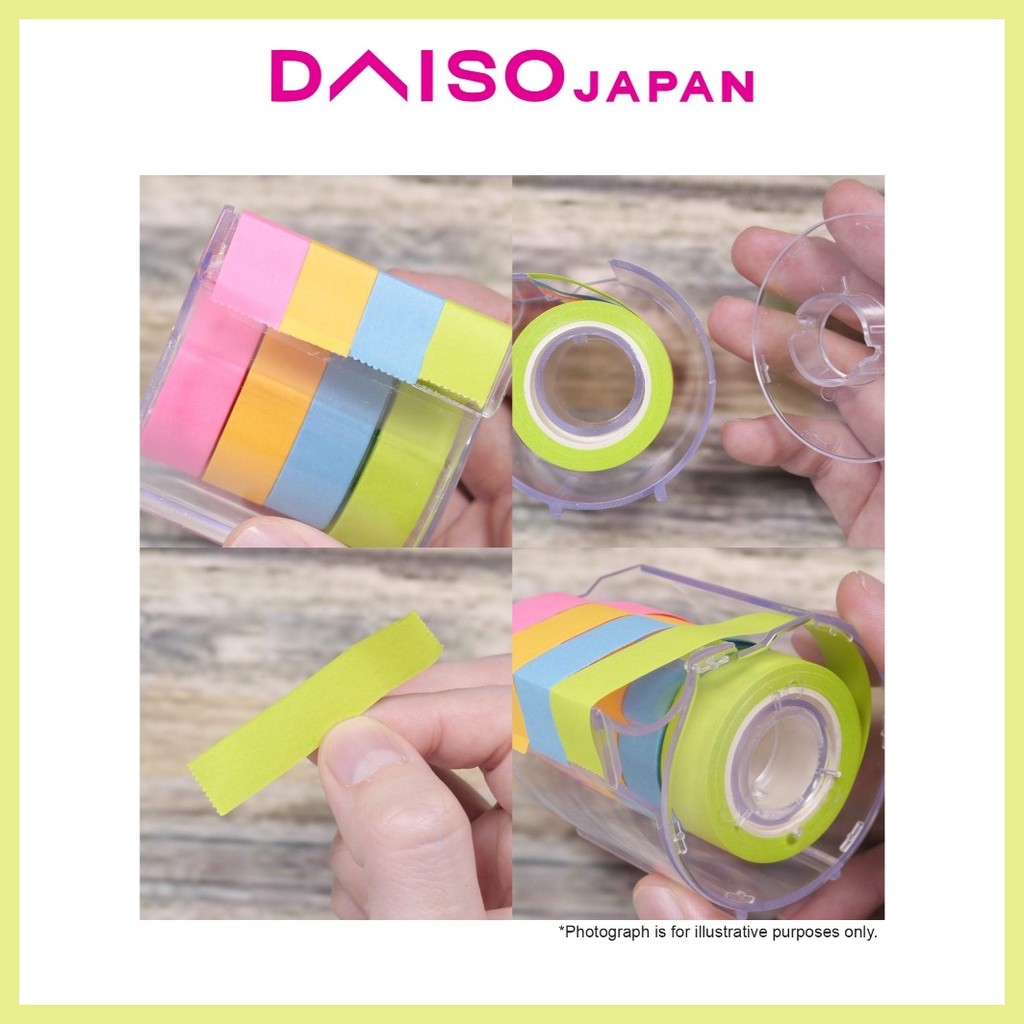 Daiso Roll-Type Sticky Note Dispenser (5m x 4 rolls) | Shopee Philippines
