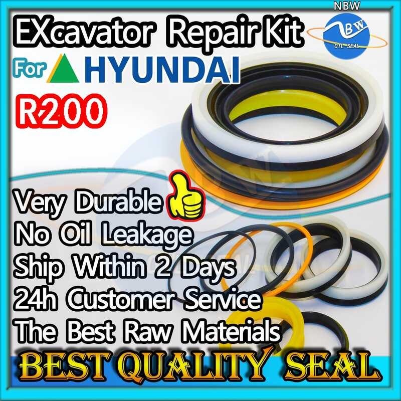 Para Sa Hyundai R200 Repair Kit Excavator Oil Seal O-Ring Silindro BOOM ...
