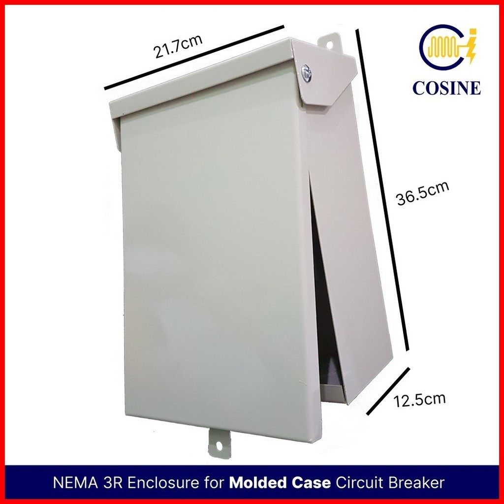 ⭐ NEMA 3R Enclosure (Rain tight) for Molded Case Circuit Breaker (Powder Coated) | Shopee ...