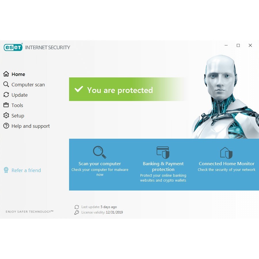 ESET INTERNET SECURITY 2 YEARS PROMO for 1 Device [No Disc Required ...