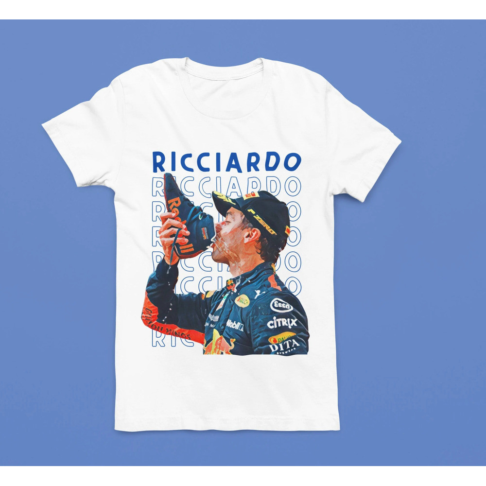 Daniel Ricciardo T-Shirt, Formula 1 Shirt, F1 Gift, Formula 1 Fan Shirt ...