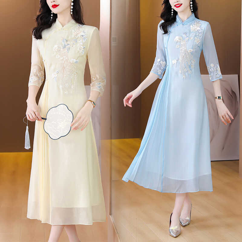 Pagbuti bersyon cheongsam, tagsibol, bagong tsaa katutubong ugali ...