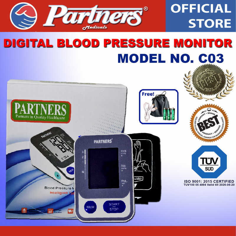 Mga Parers Intelligent Type Digital Blood Pressure Monitor Model No ...