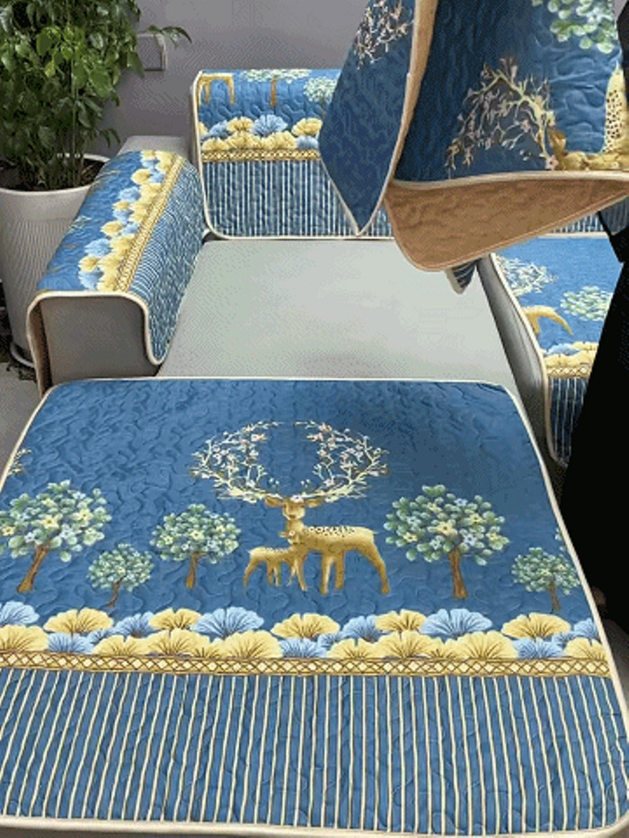 [Non slip/Dirt Resistant/Skin Friendly Fabric] Sofa Cushion/Soft ...