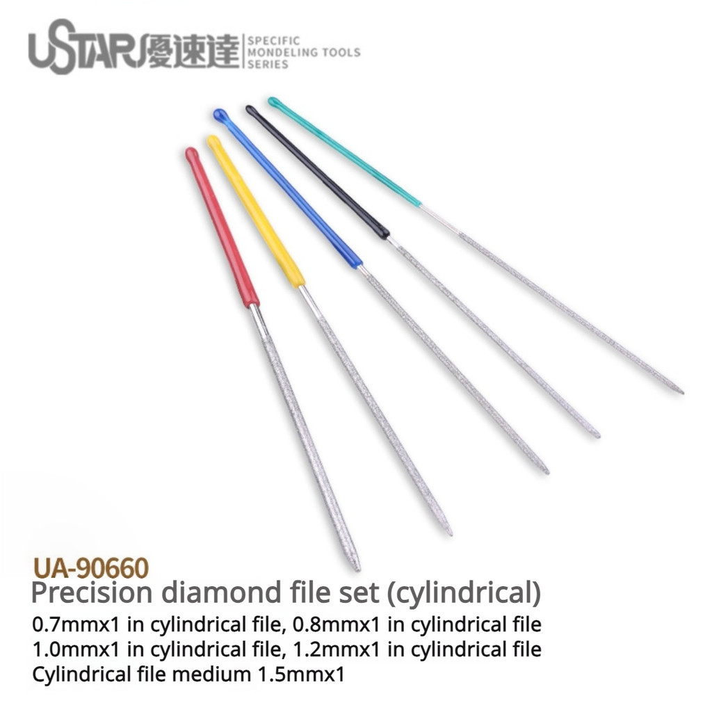 #180 #240 Cylindrical Carborundum Grinding File Kit for Gundam Gunpla ...