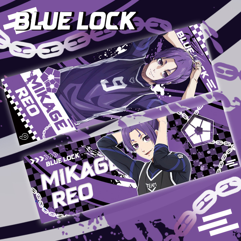 BLUE LOCK Animation peripheral laser tickets, laser bookmarks, Anime ...
