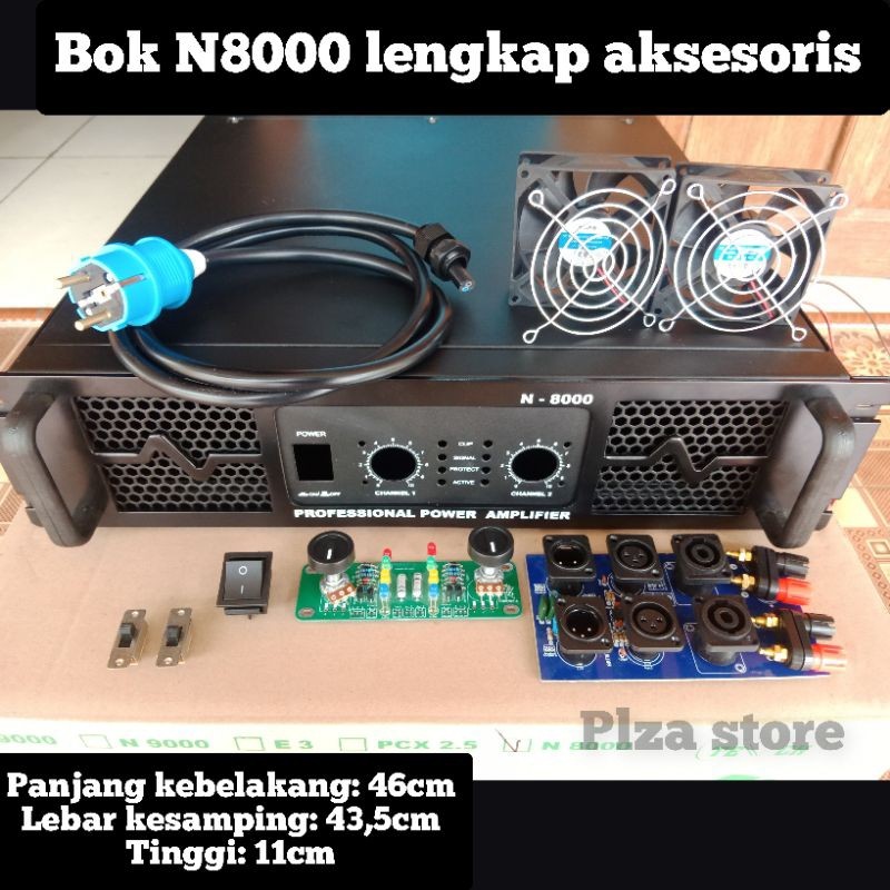 in stock N8000 type power amplifier Box complete with accessories N8000 ...