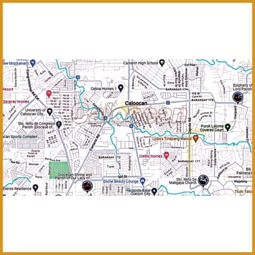 ↗ NCR MAP TARPAULIN POSTER 3X6FT 2024 EDITION | Shopee Philippines