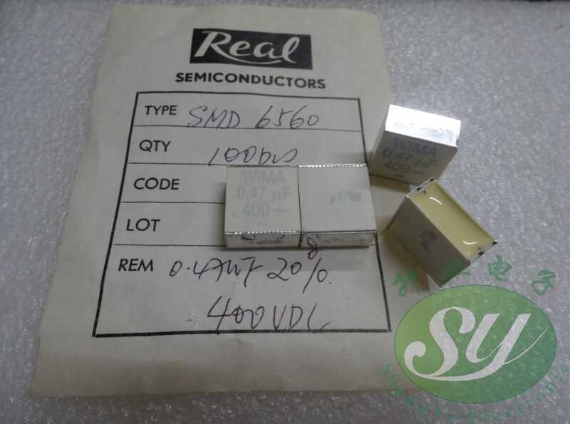 SMT WIMA White Weima SMD6560 0.47uF/400V 470nF u47 474 New Thin Film ...