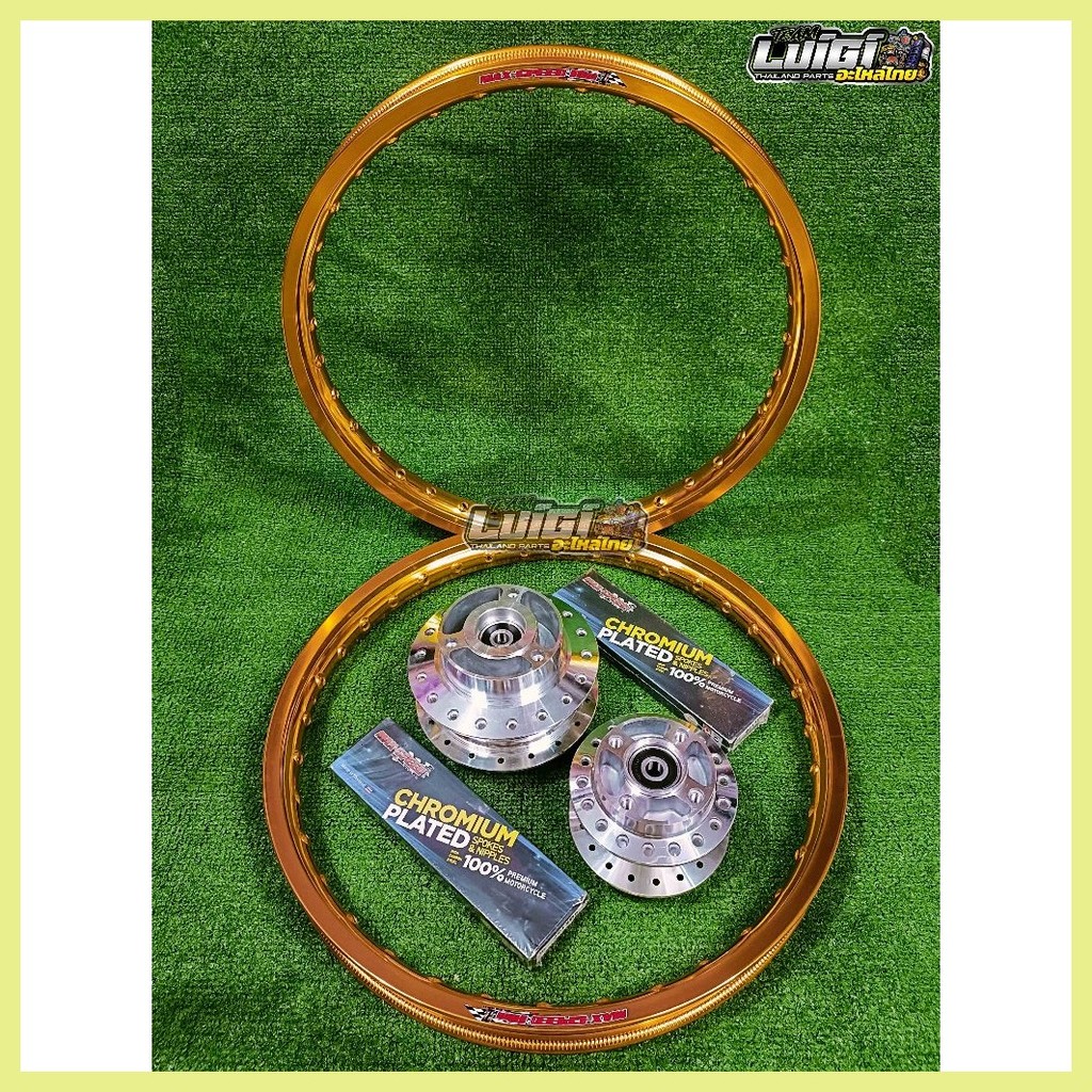 ⚠ ∩ RIM SET SUZUKI RAIDER 150 FI 17s HUB SET - RIM SET - SPOKES SET ...