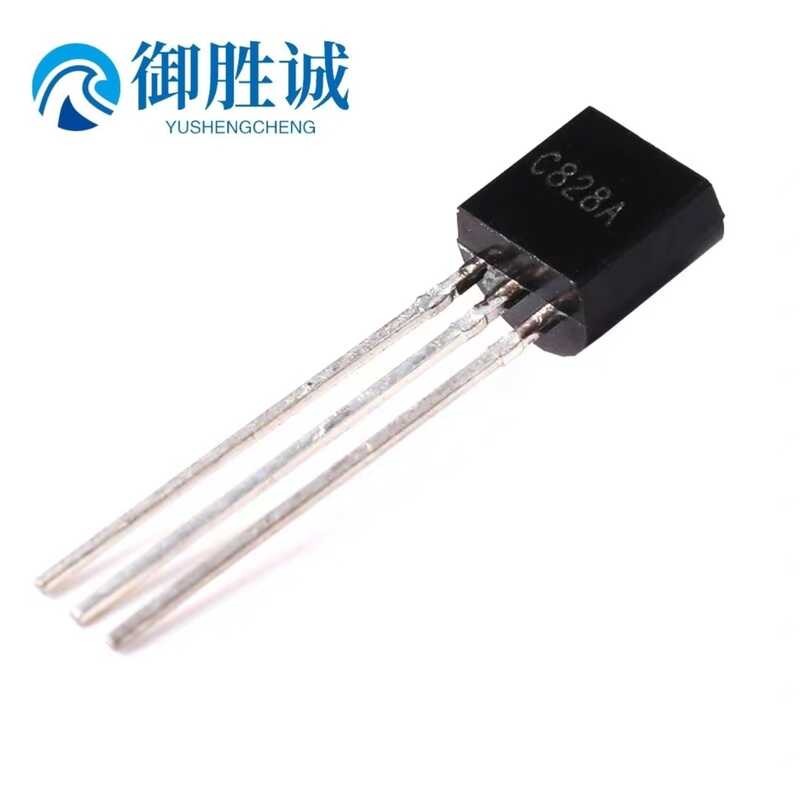 Direct insertion transistor 2SC828 C828 TO92 PNP low-power transistor 0 ...