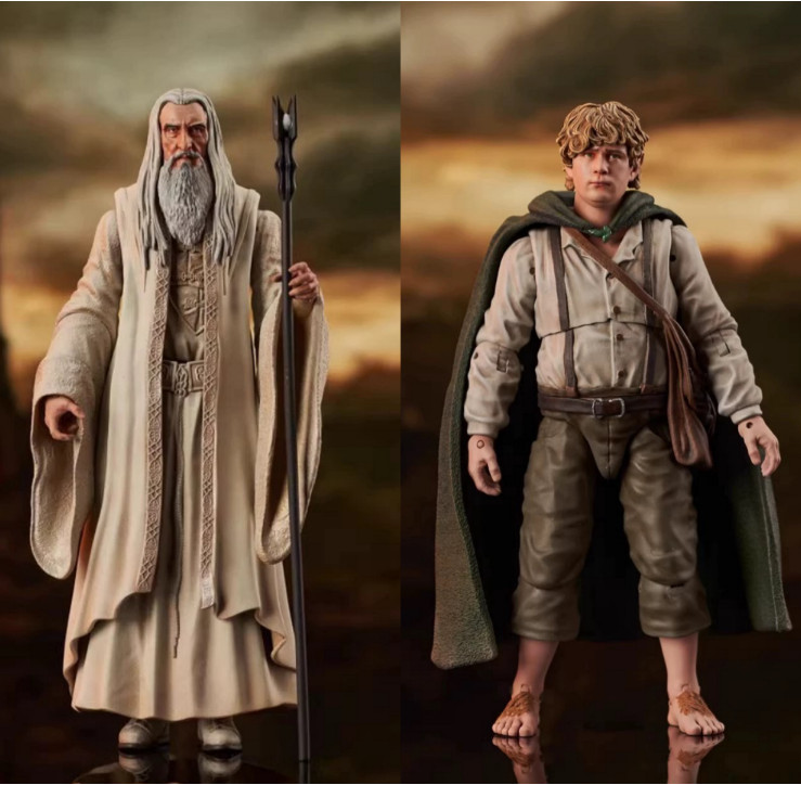 DST Lord Of The Rings Part 6 Wizard Saruman Samwise 7 Inches | Shopee ...