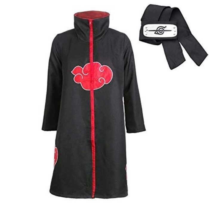 Naruto Anime Akatsuki Uchiha Itachi Cosplay Damit Cos Props Adult Kid ...
