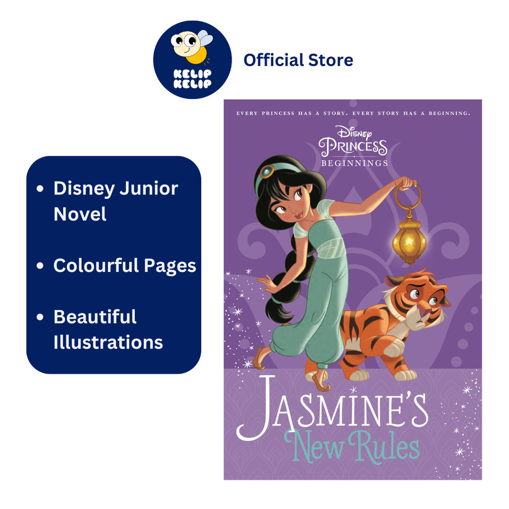 Disney Princess Aladdin Jasmine's New Rules Junior Novel Storybook With ...