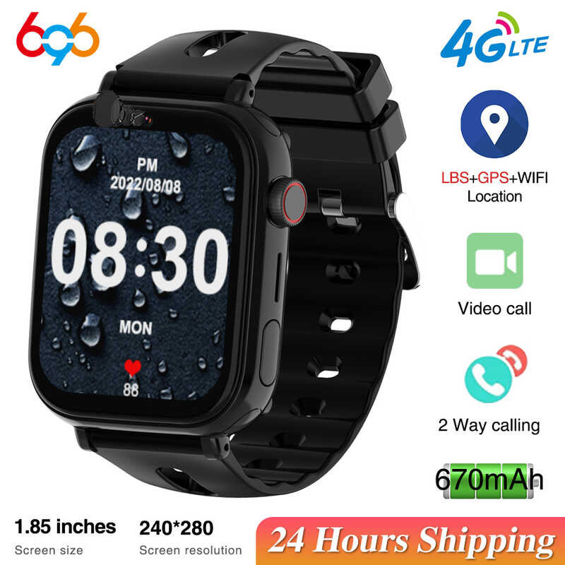 GPS 4G LBS Wifi Location Student Kids Smart Watch SOS Clock Smartwatch ...