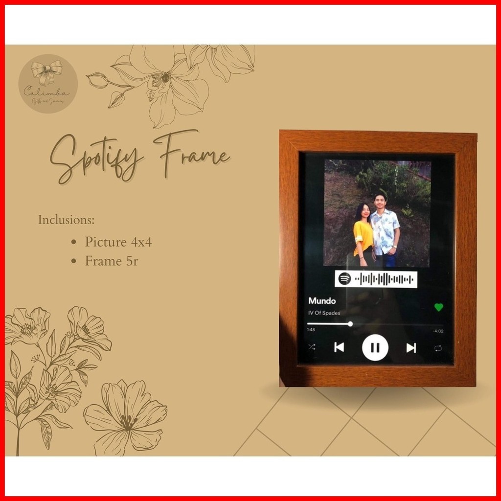 ¤ Spotify wooden frame | Shopee Philippines