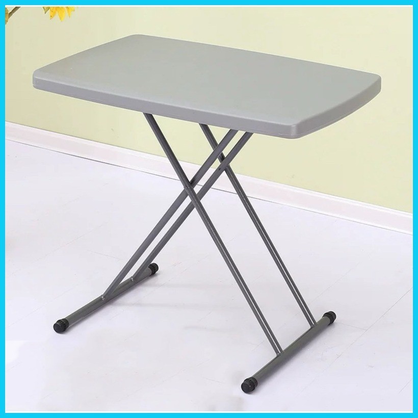∈ ♀ Personal Table 26x18 inch Folding Table w/ Adjustable Height Heavy ...