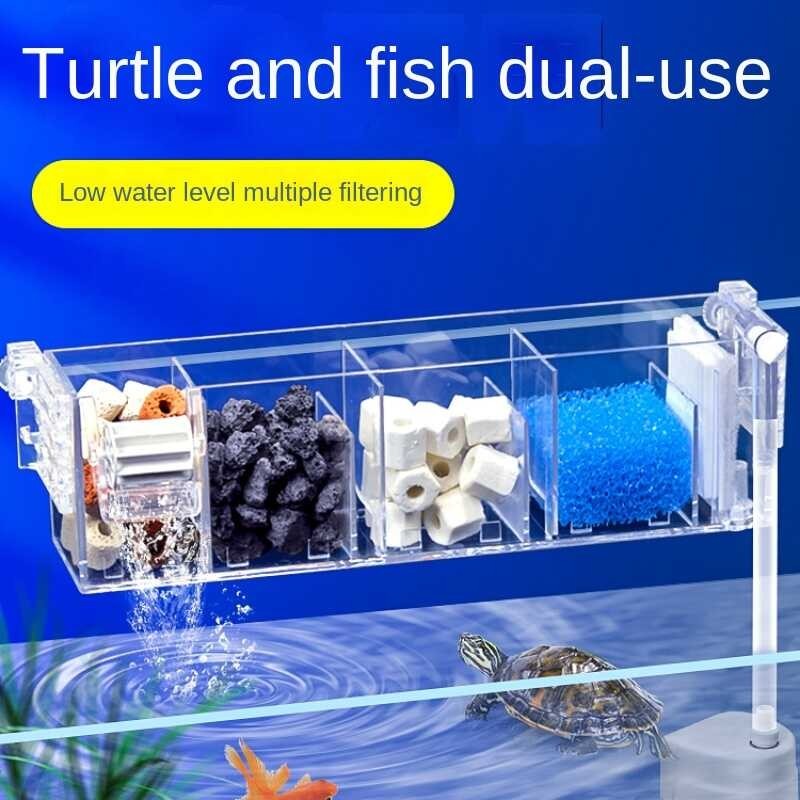 Small Fish Tank Filter Drip Box Special Wall-Mounted Oxygen Generation ...