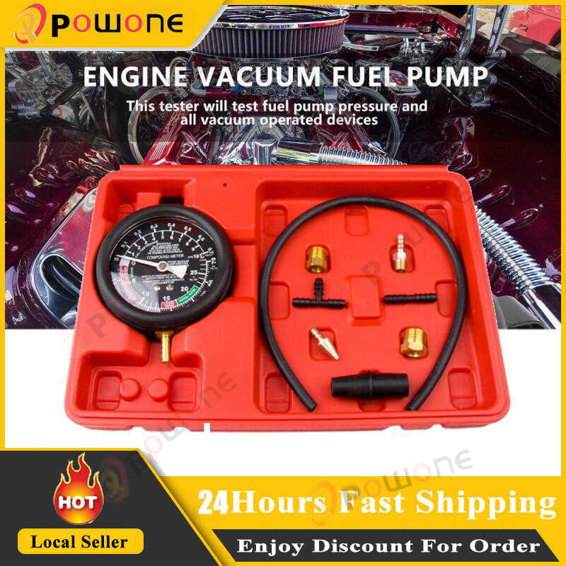 [Promotion] Car Engine Vacuum Fuel Pump&Vacuum Gauge Carburetor ...