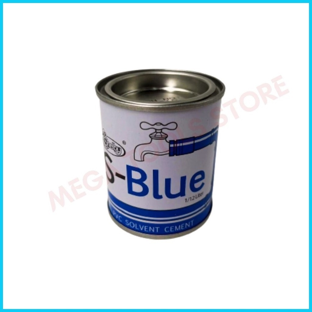 ♂ ﹊ ☫ PVC PIPE CEMENT SOLVENT (S-BLUE 1/12 LITER) | Shopee Philippines